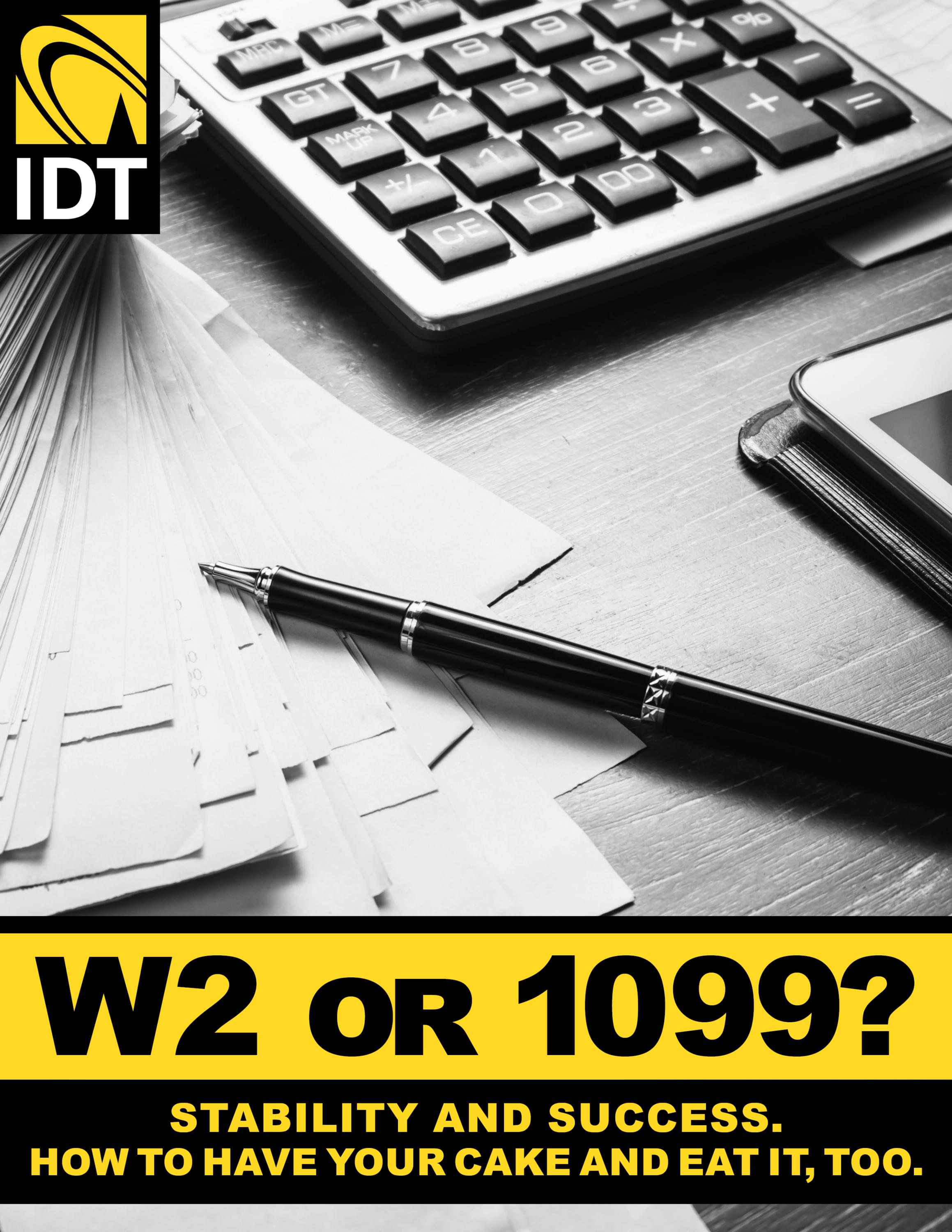W2 Or 1099 W2 Or 1099